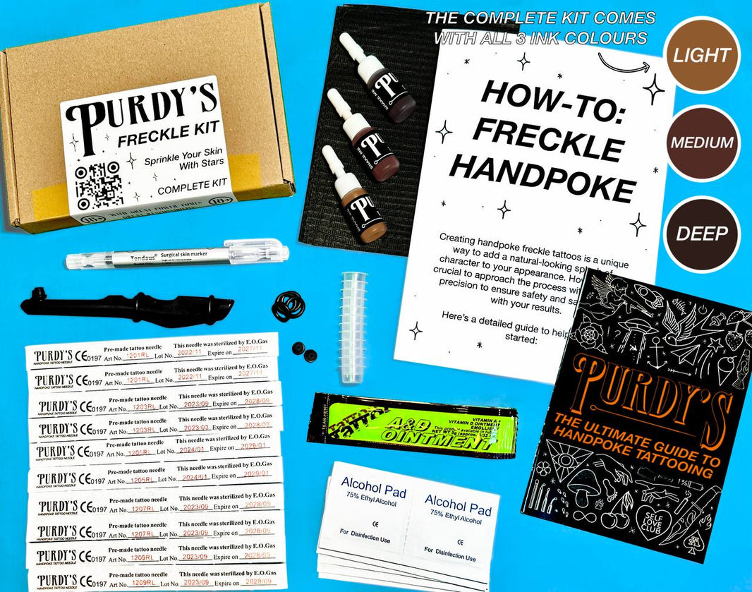 Purdy's Handpoke Tattoo Kit. All you need to stick and poke at home ...