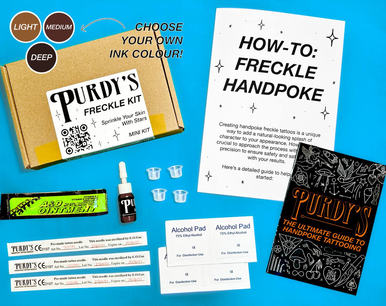 Mini Freckle Handpoke Tattoo Kit – Purdy's Tattoo