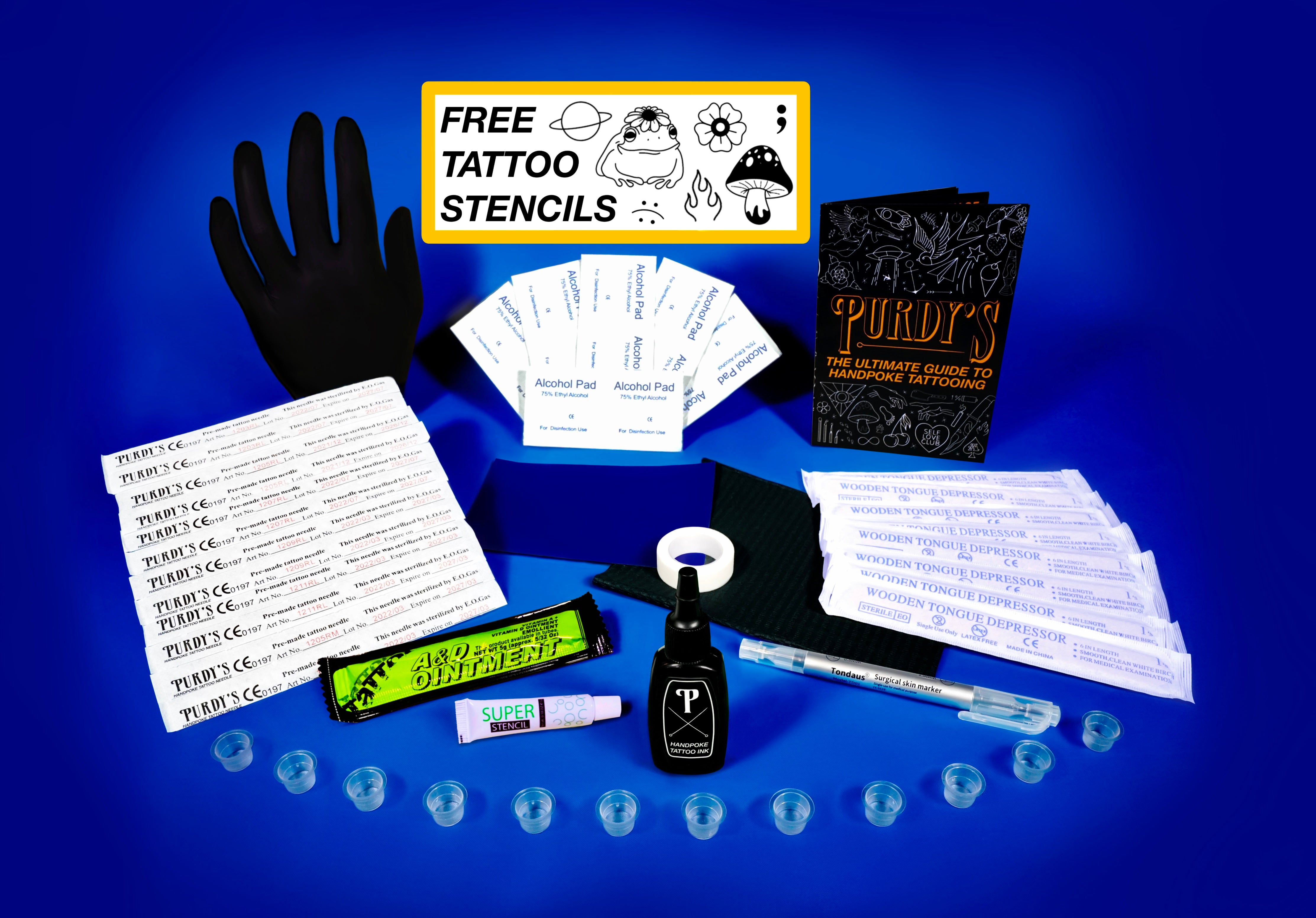 Purdy S Handpoke Tattoo Kit All You Need To Stick And Poke At Home
